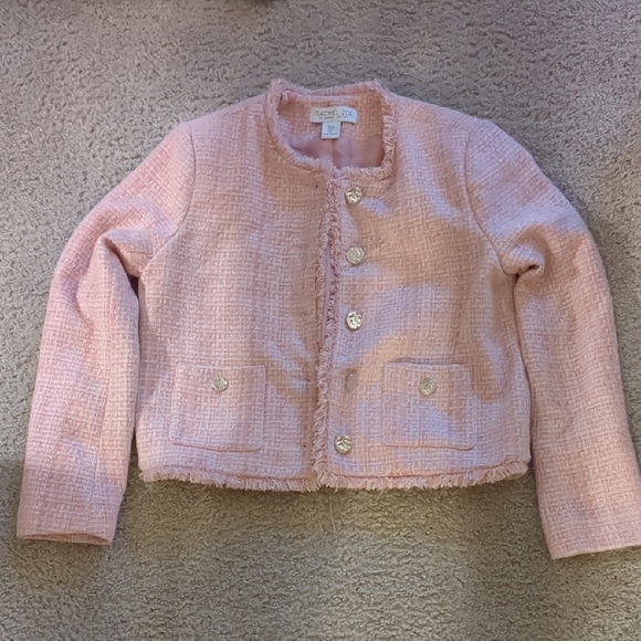 Rachel Zoe | Jackets & Coats | Rachel Zoe Blush Tweed Jacket | Poshmark